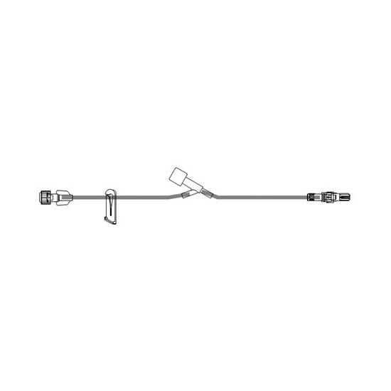 McKesson IV Extension Set Without Filter, Male, Female Luer Lock ...