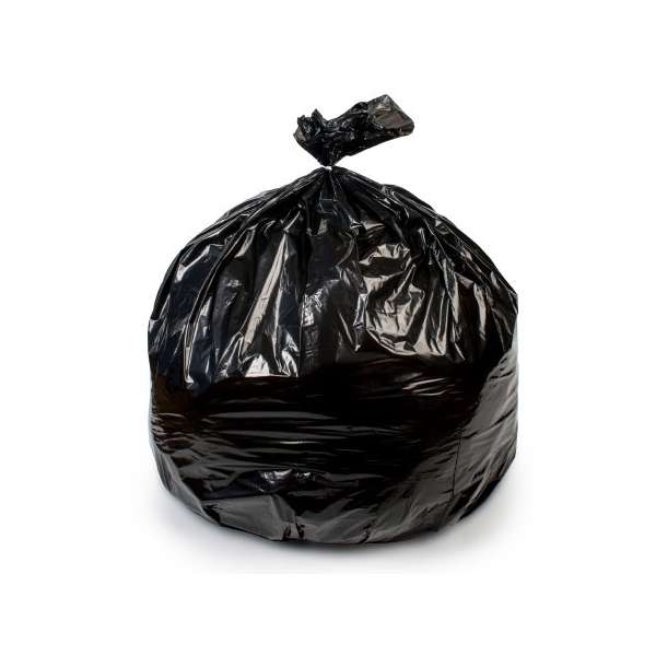 Colonial Bag Trash Bag X-Seal Bottom 45 Gal, Black, 1.8 mil, 2X-Heavy ...