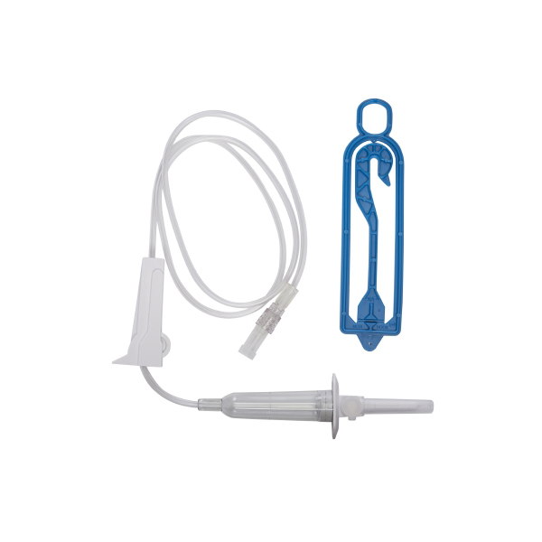 ICU Primary IV Administration Set Without Filter, Rotating Luer Lock ...