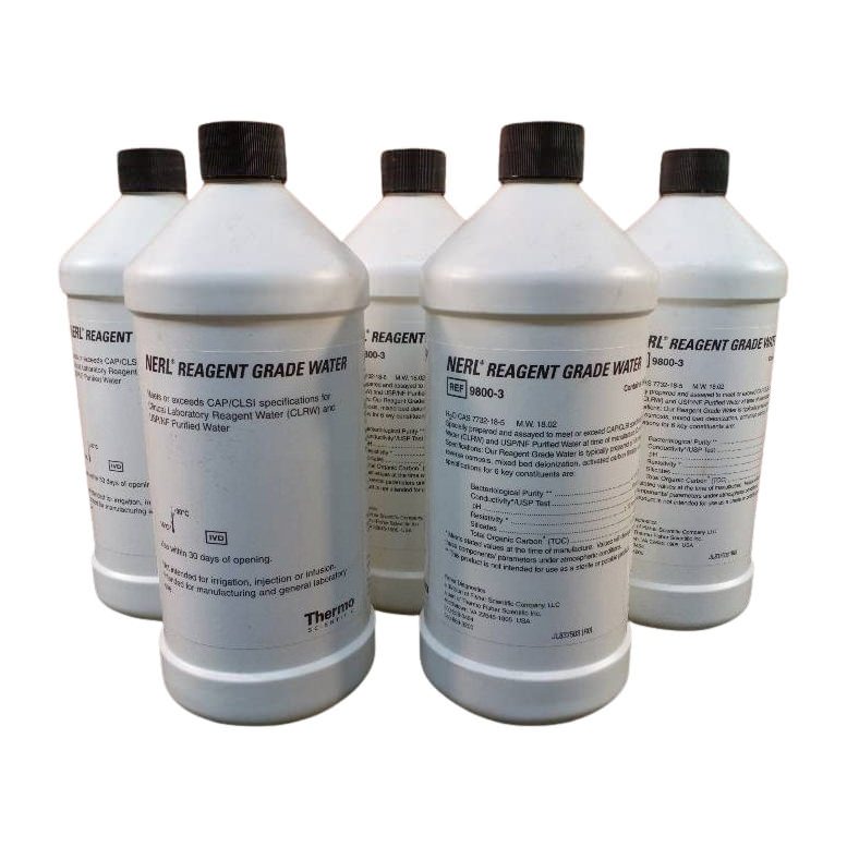 Thermo Scientific NERL Chemistry Reagent Water, Bottle, Reagent Grade ...