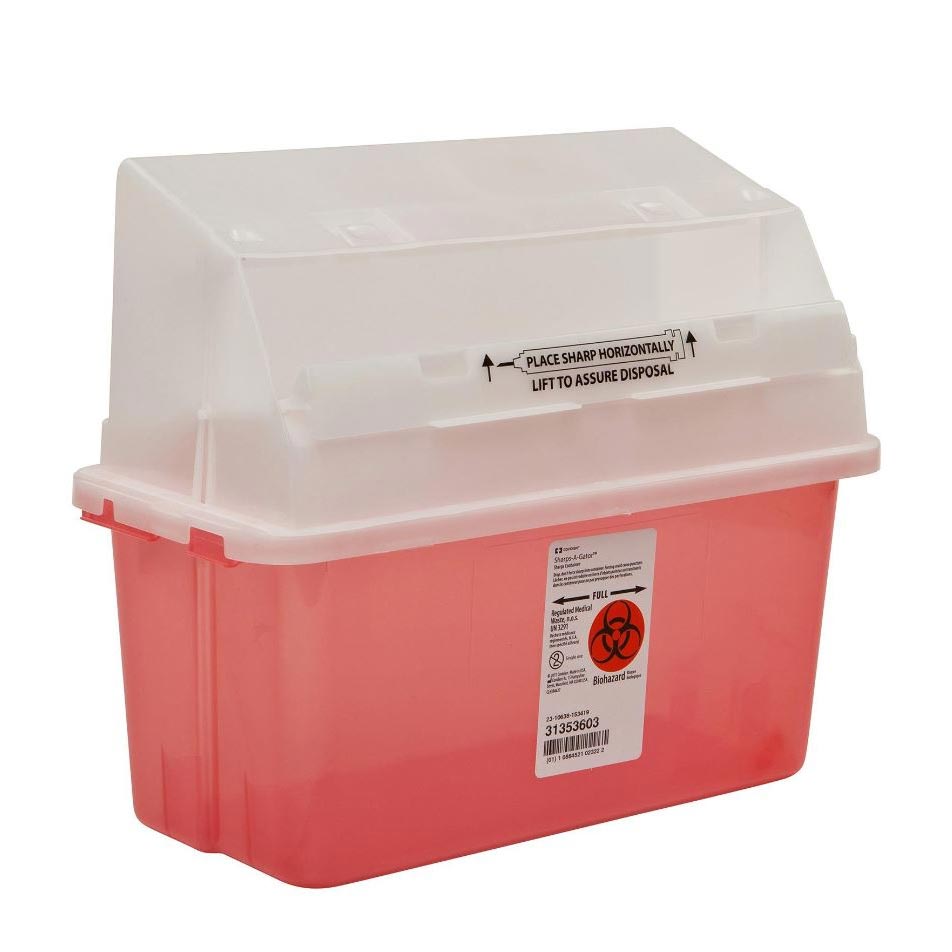 Monoject Safety In-Room Sharps Container, 3 Gallon - Each