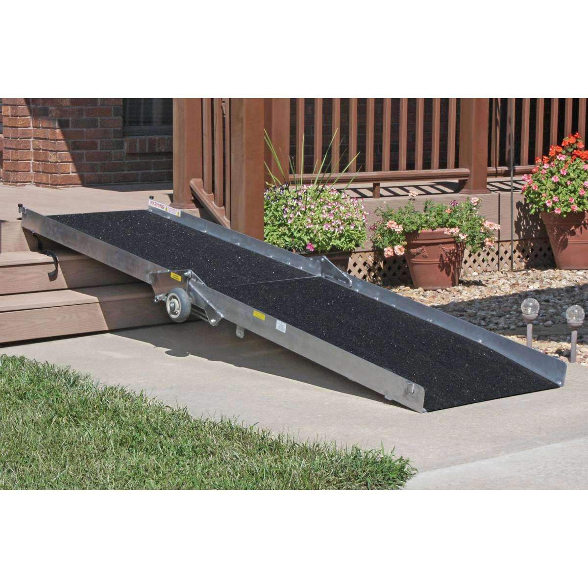 PVI 10ft Wheel-A-Bout Wheelchair Ramp – 30in Wide, Portable