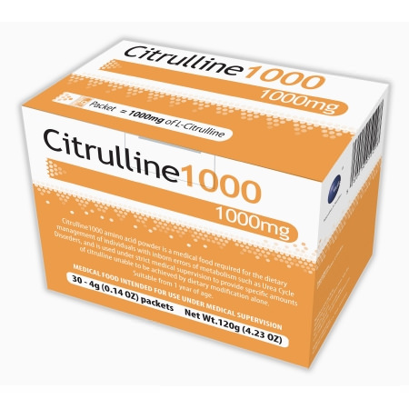 Vitaflo Citrulline1000 Amino Acid Oral Supplement, 4 Gram - Box of 30