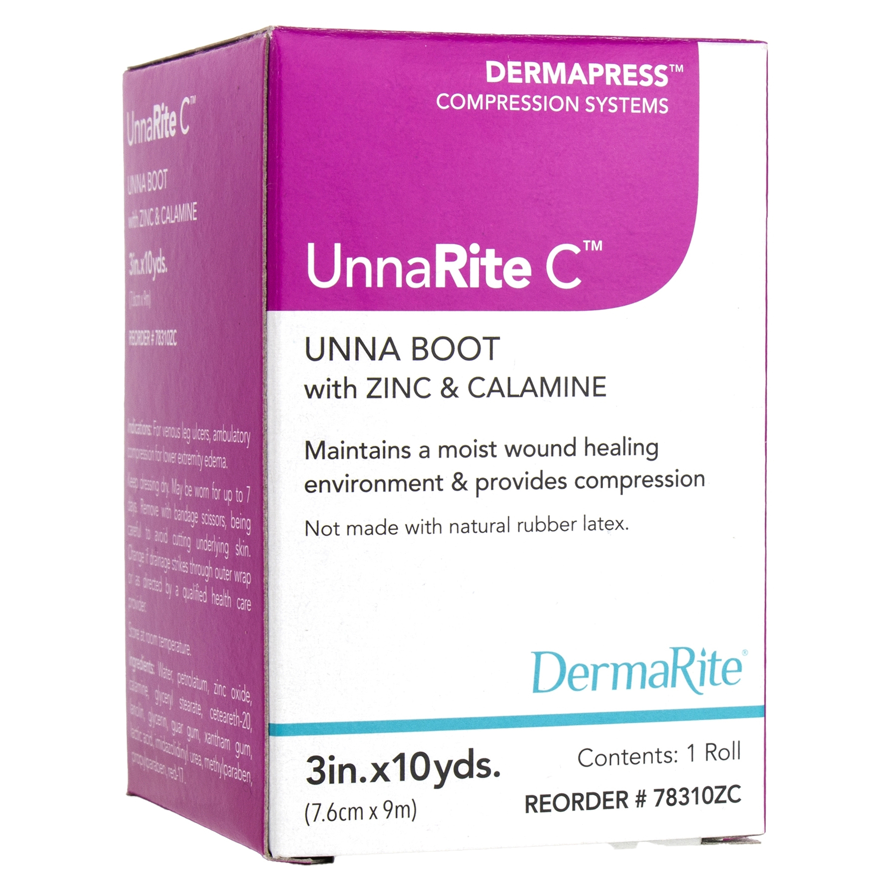 UnnaRite C Unna Boot: Zinc & Calamine Compression | DermaRite