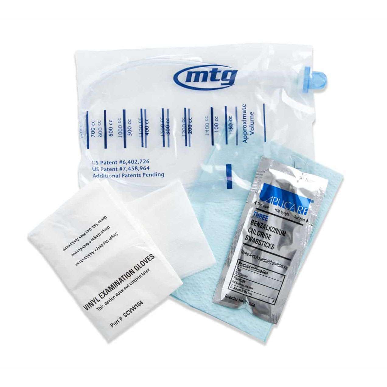 EZ-Advancer Mini-Pak Closed System Intermittent Catheter Kit, 16 Fr, 16 ...