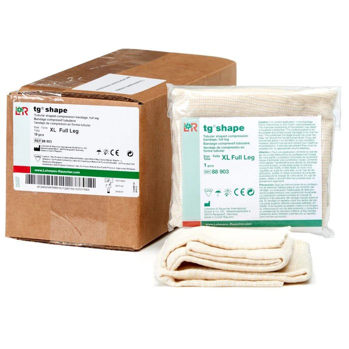 TG shape Tubular Bandage, Full Leg, Extra Large - Case of 10
