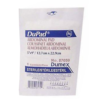 Derma Dupad Abdominal Pad, 5 x 9 Inch