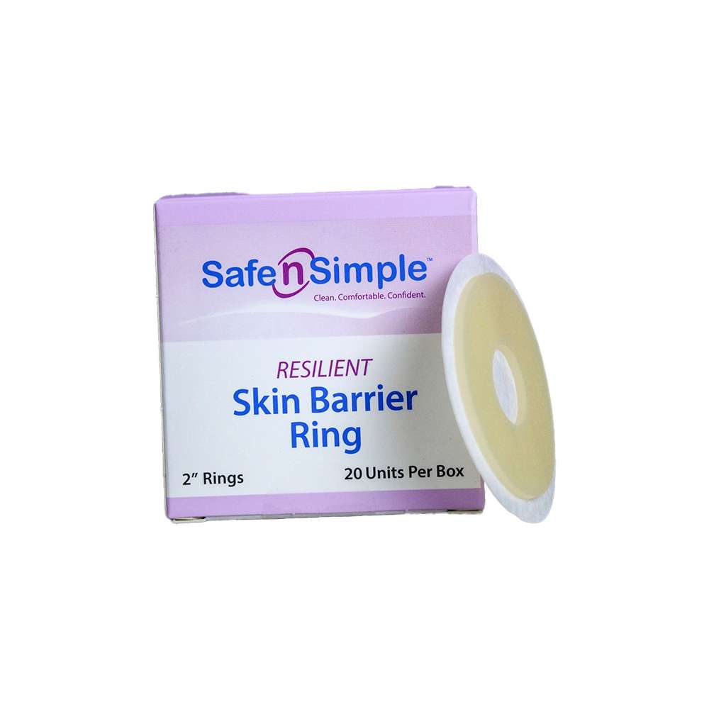 Safe n Simple Skin Barrier Ring Without Flange, Standard Wear, 2 Inch ...