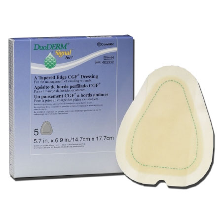DuoDERM Signal Dressing, Triangle, 6 x 7 Inch - Box of 5