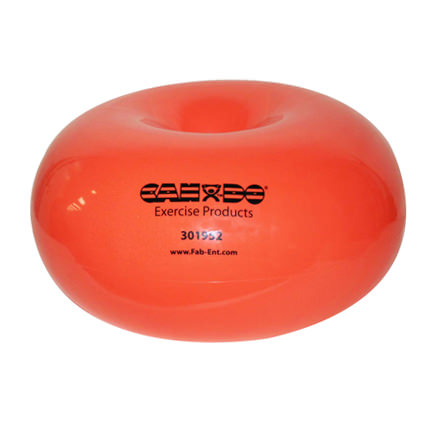 CanDo Donut Ball, 22 x 12 Inch, Orange