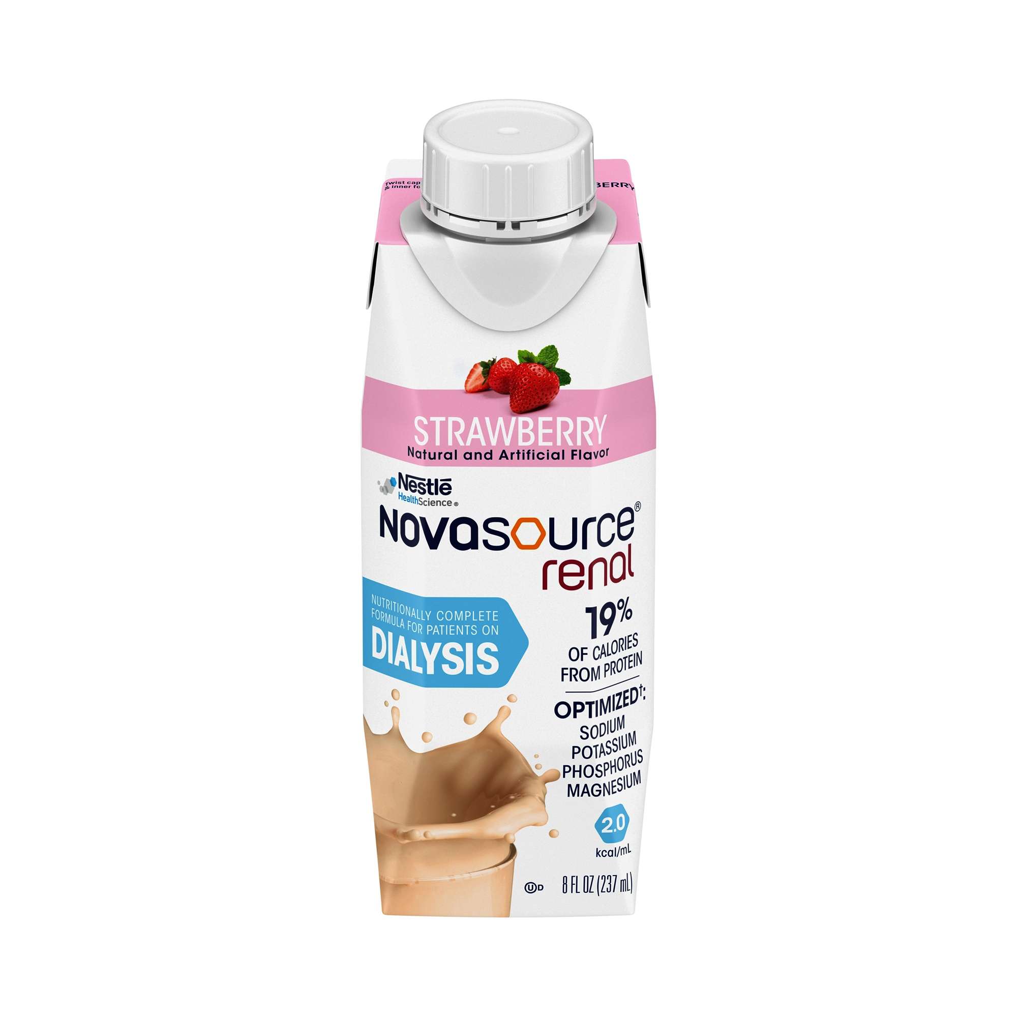 Novasource Renal Oral Supplement, Strawberry, 8 oz - Each