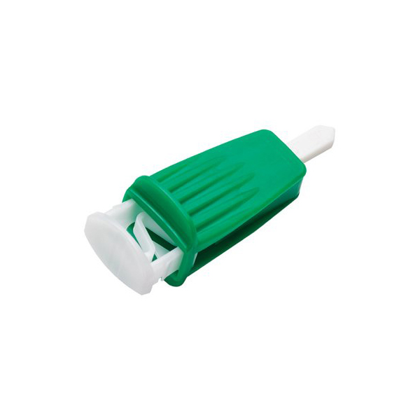 Assure Safety Lancet with Push Button Activation, Green, 21 Gauge ...