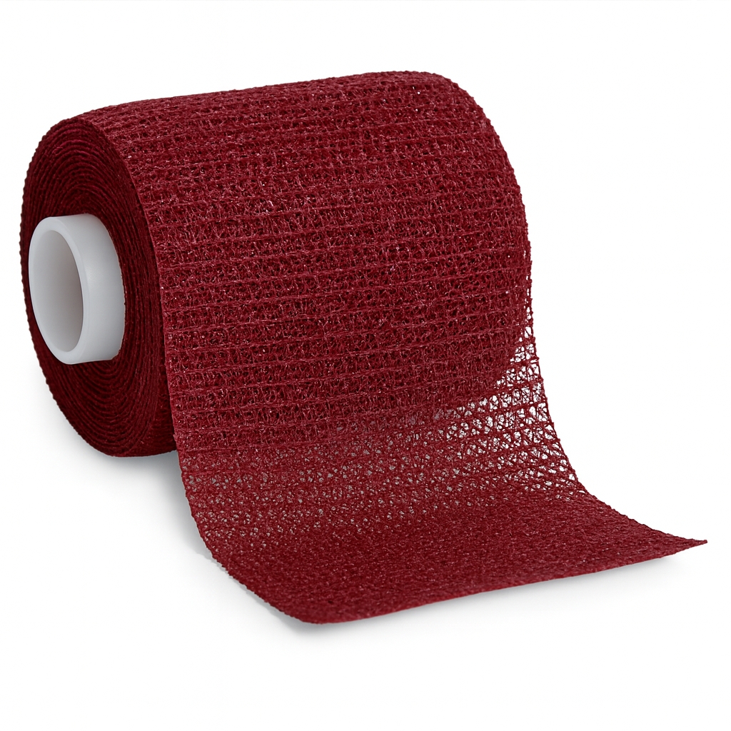 Delta-Lite Plus Fiberglass Cast Tape, Maroon, 4 Inch x 12 Feet - Box of 10