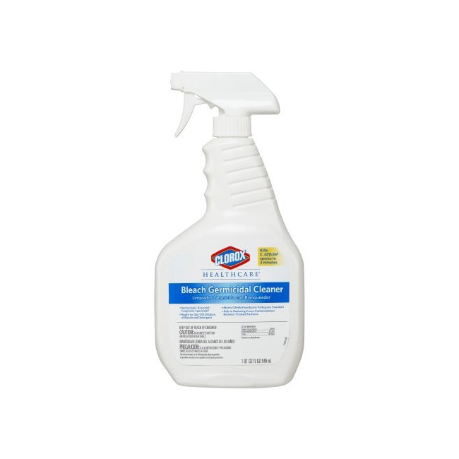 Clorox Healthcare Bleach Germicidal Surface Disinfectant Cleaner Bottle ...